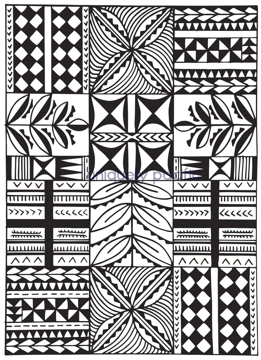 Niue Hiapo Print – Uniquely Pacific Art and Design